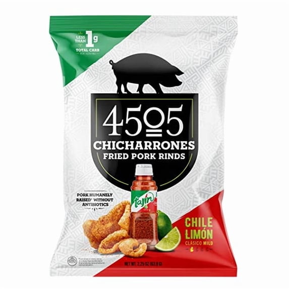 4505 Meats - All Natural Pork Rinds Tajin, Sustainable and Humane, Case ...