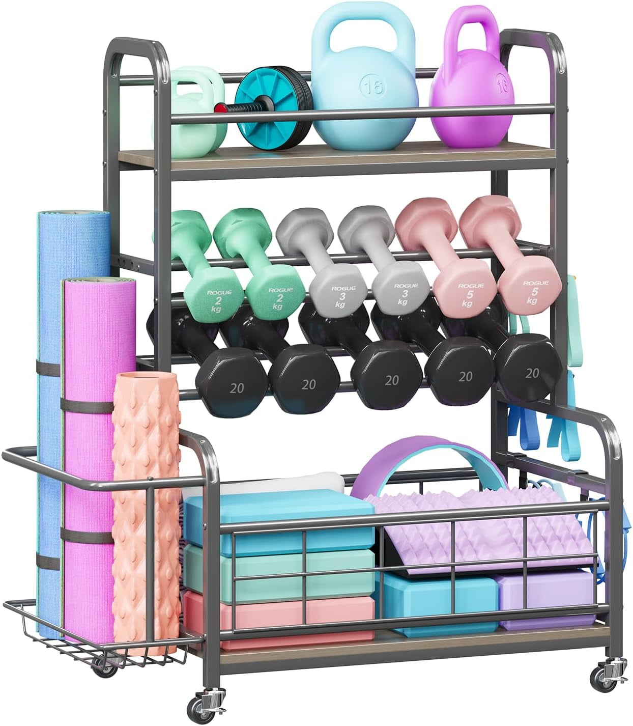 450LBS Dumbbell Rack,Weight Rack for Dumbbells,Weight Rack for Home Gym ...
