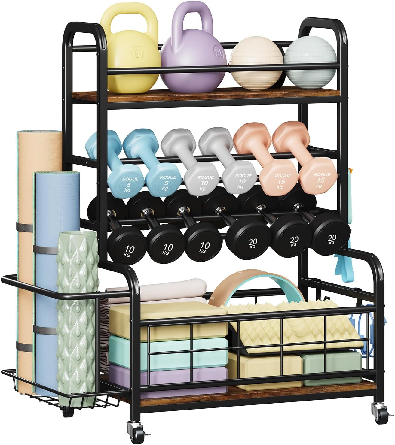 450LBS Dumbbell Rack,Weight Rack for Dumbbells,Weight Rack for Home Gym ...