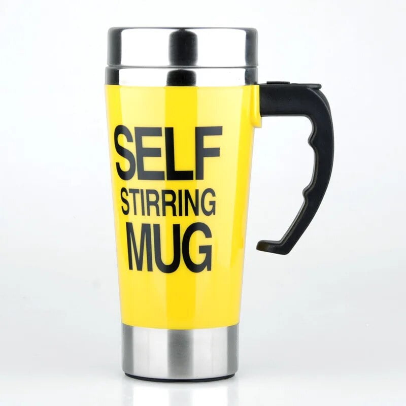 450ML Automatic Stirring Electric Mixing Cup Coffee Milk Self Stirring Mug Stainless Steel ...