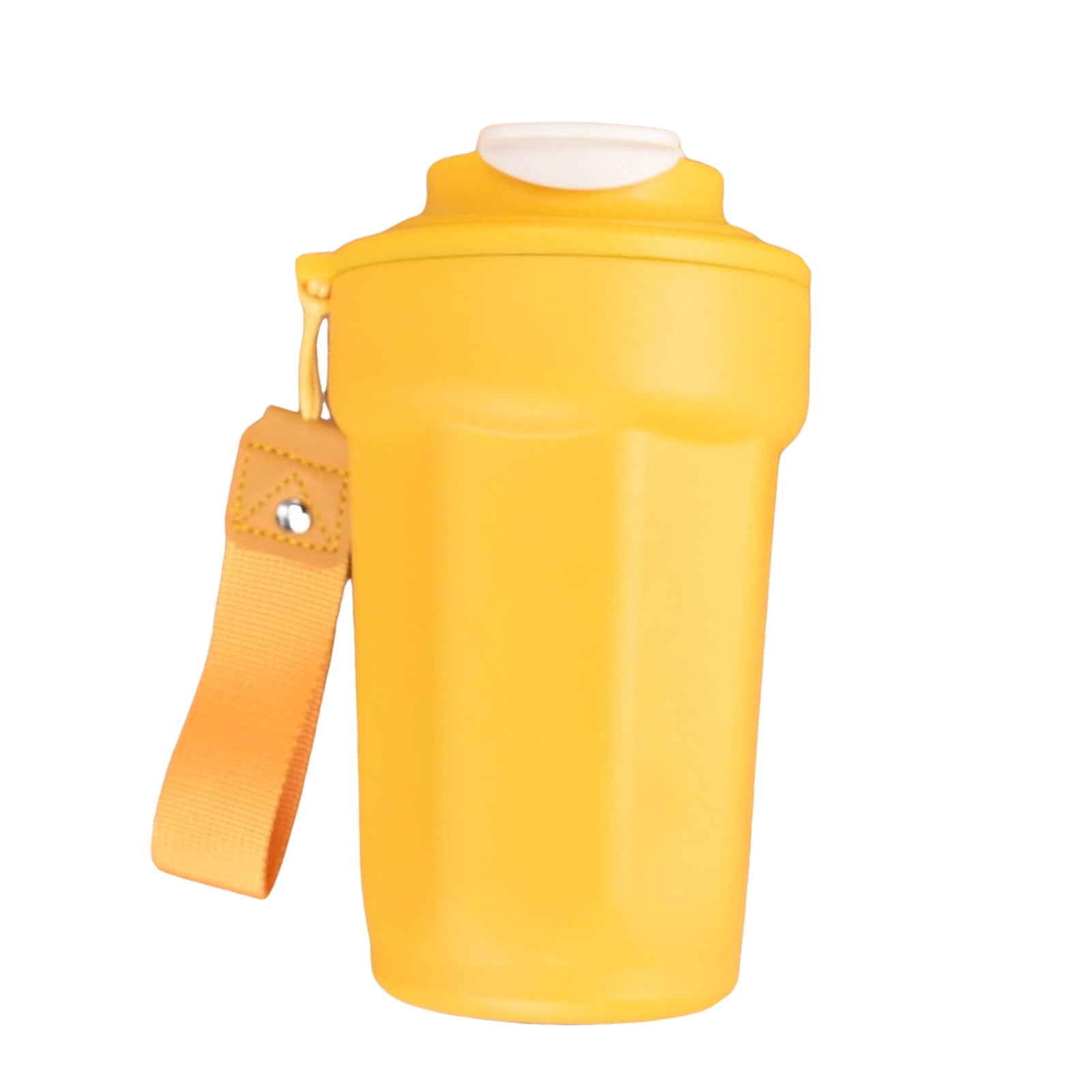450ML Coffee Cup with Wrist Strap Leakproof Stainless Steel Insulated ...