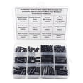 450PCS M2.5 Nylon Male-Female Hex Standoffs Spacers Screws Nuts Flat ...