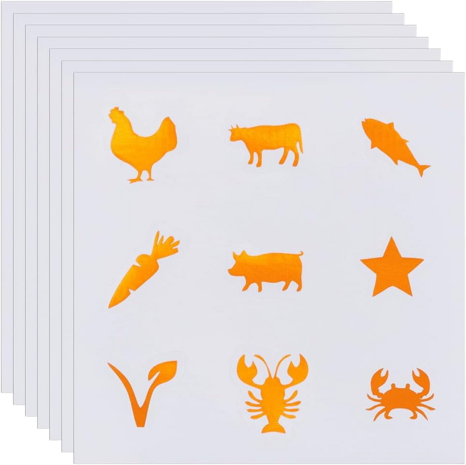 450Pcs 0.8 Inch Chocolate Selection Indicator Stickers Wedding Meal ...