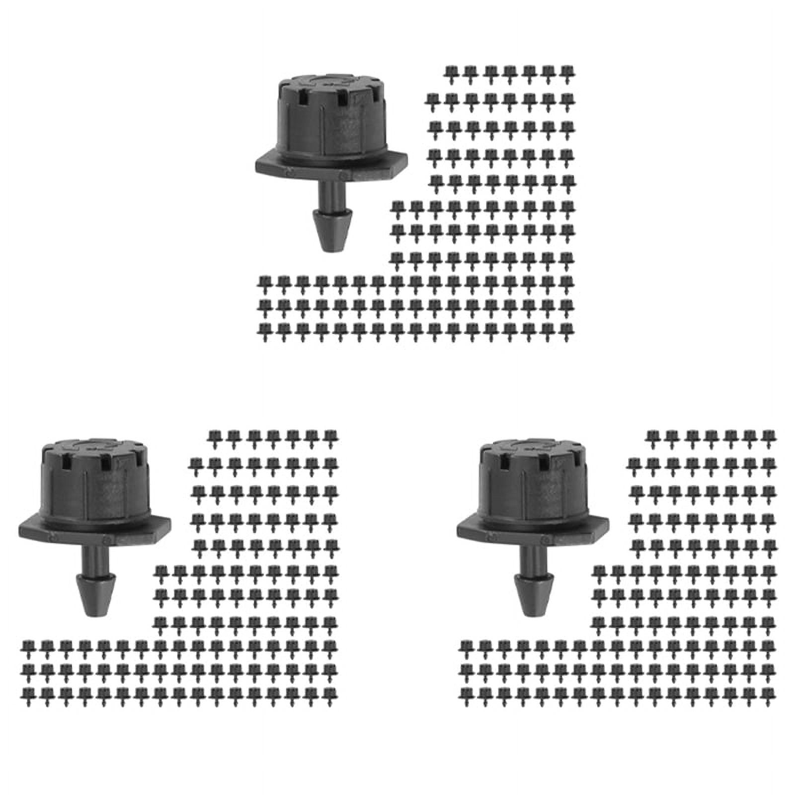 450Pcs Adjustable Irrigation Drippers Sprinklers 1/4 Inch Emitter ...