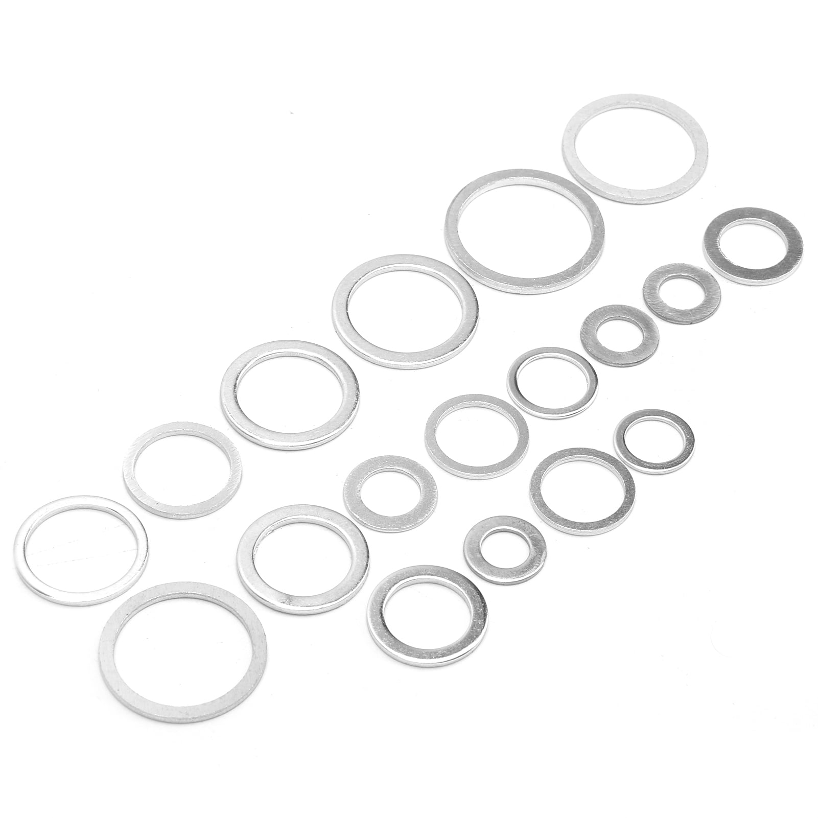 450Pcs Aluminum Washer Set, High Temperature Resistance Assortment ...