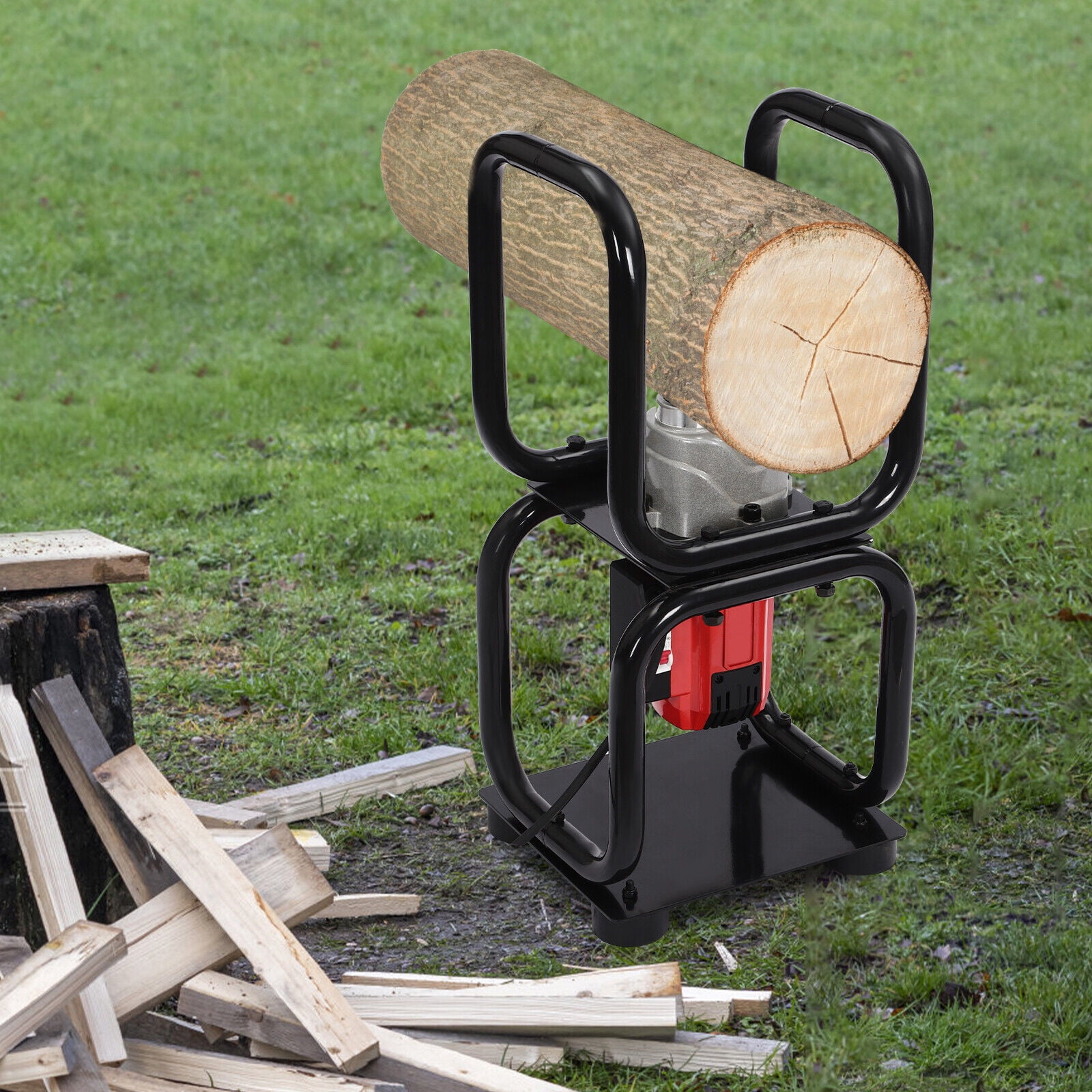 450RPM Wood Splitter Electric Powered Firewood Splitting Machine Log ...