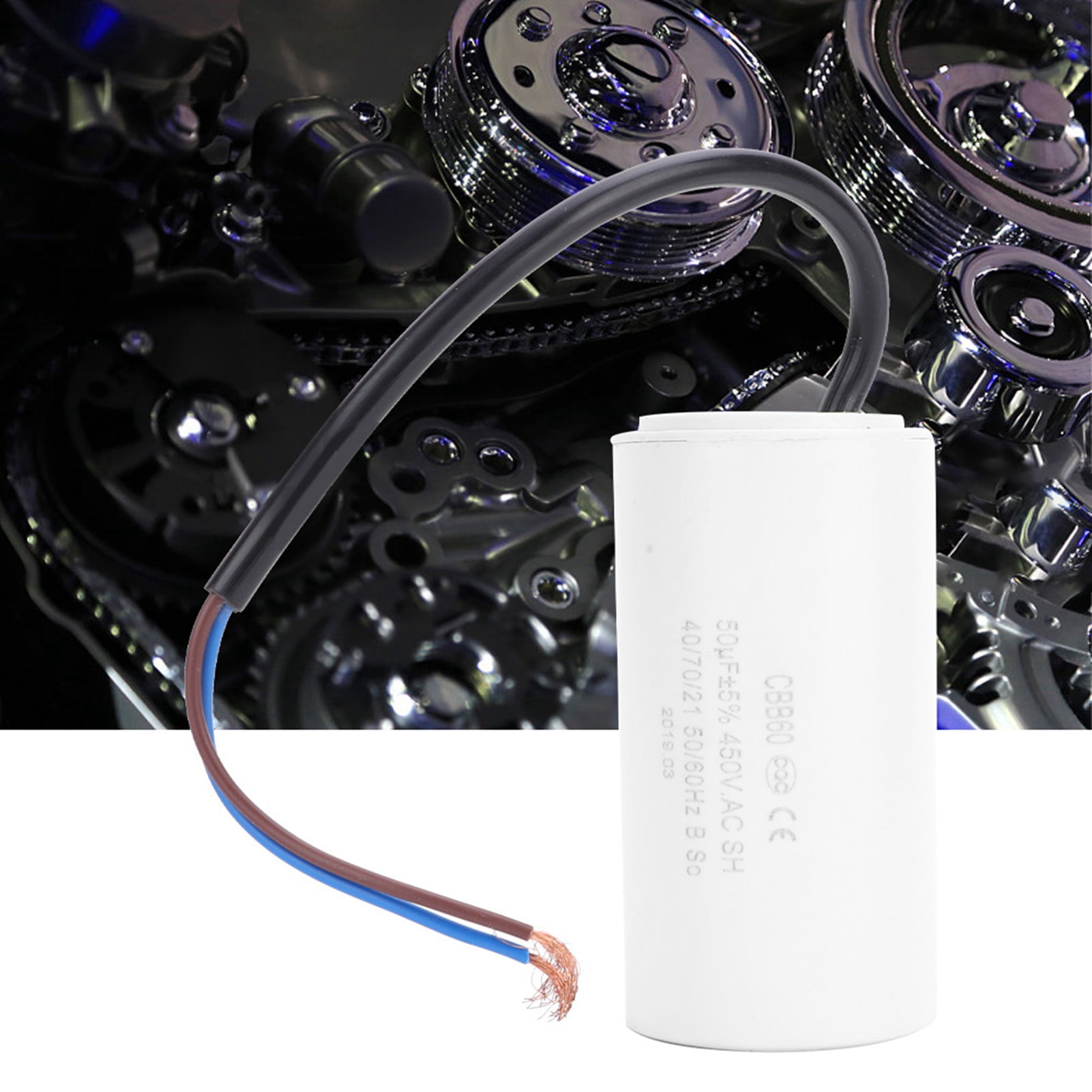 450V 50uF Motor Start/Run Capacitor, Reliable Performance, Safe ...