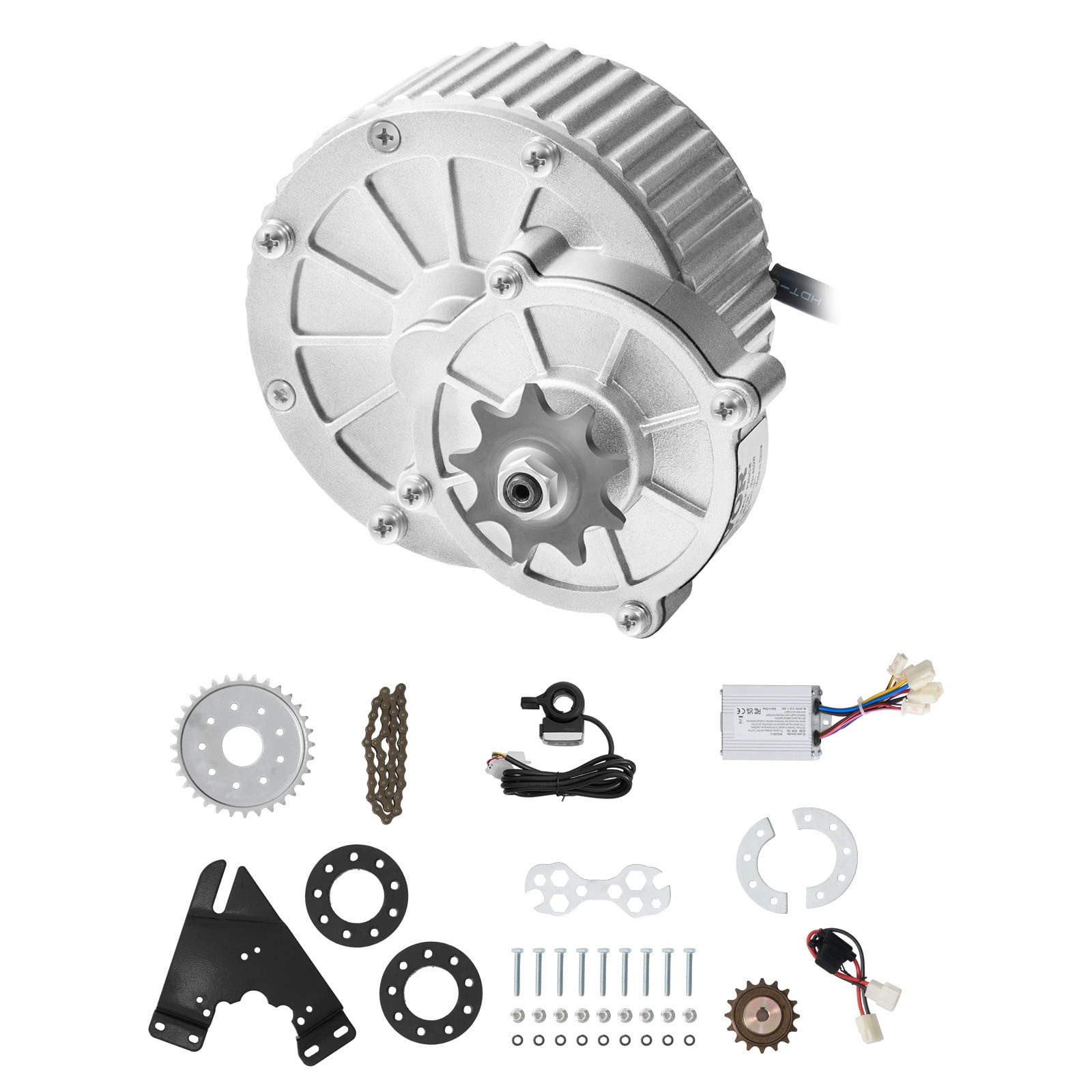 450W Electric Brushed DC Motor Kit 36V 3000rpm with Upgraded Speed ...