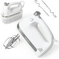 450W Electric Hand Mixer, 5-Speed Handheld Mixer with Storage Case ...