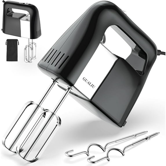 450W Electric Hand Mixer, 5-Speed Large Handheld Mixer Food Mixer with ...