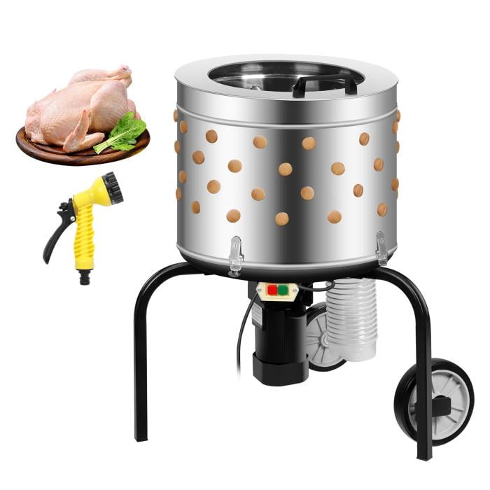 450W High Efficiency Commercial Chicken Plucker, 1450RPM Fast Speed ...