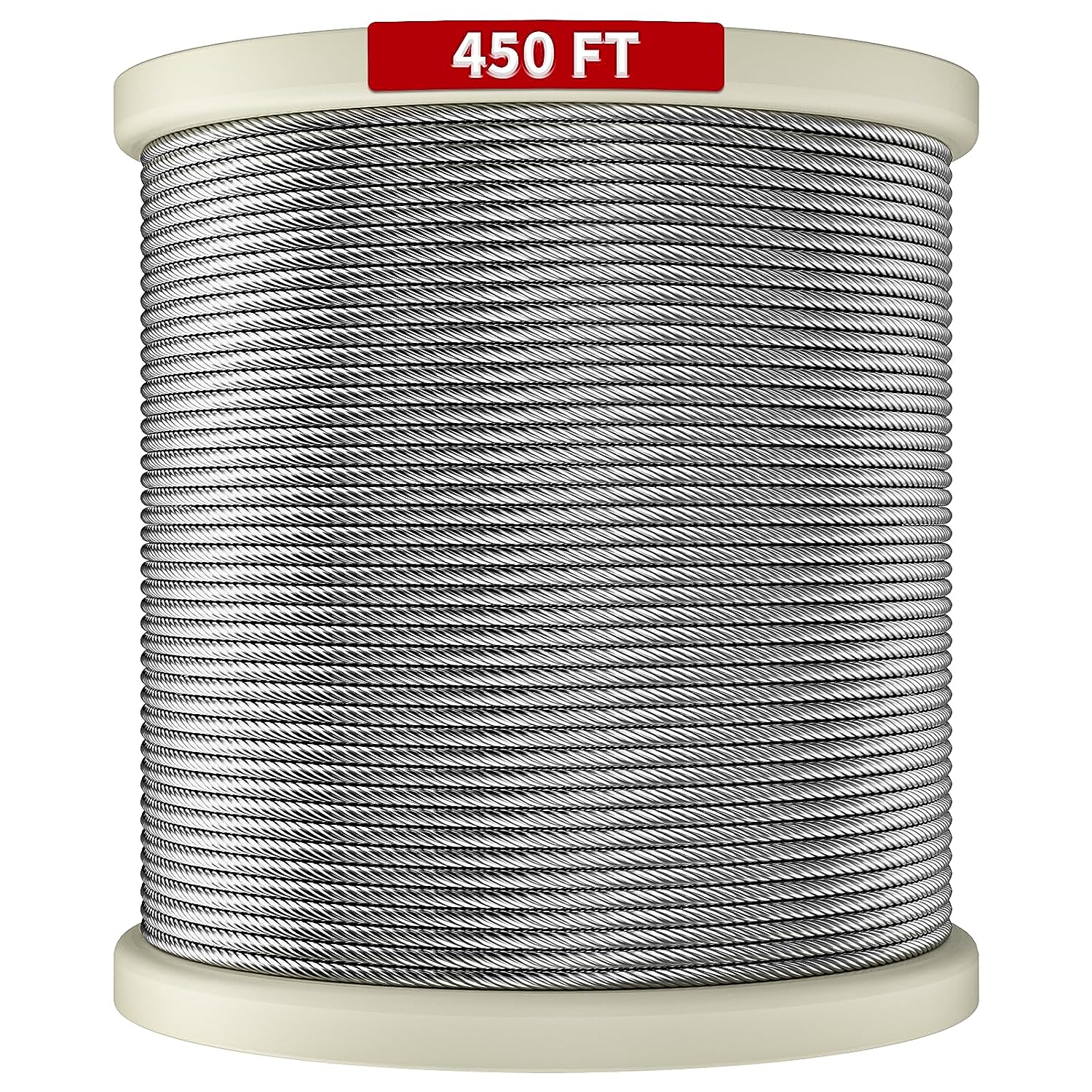 300ft 1/8 inch Stainless Steel Cable, T316 Deck Aircraft Cable Railing, Premium 7x7 Strands Wire ...