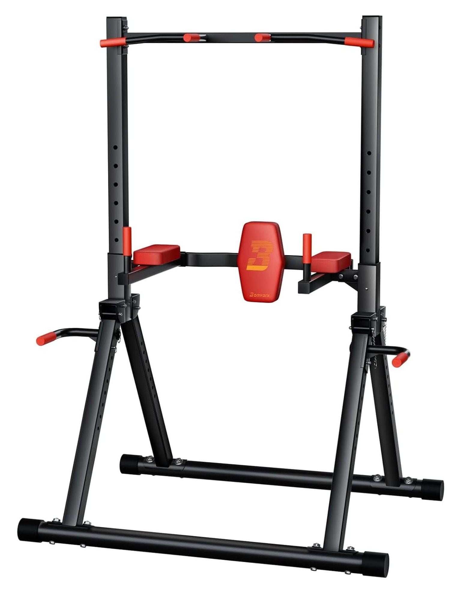 450lbs Foldable Power Tower Dip Station - Pull Up Bar Station ...