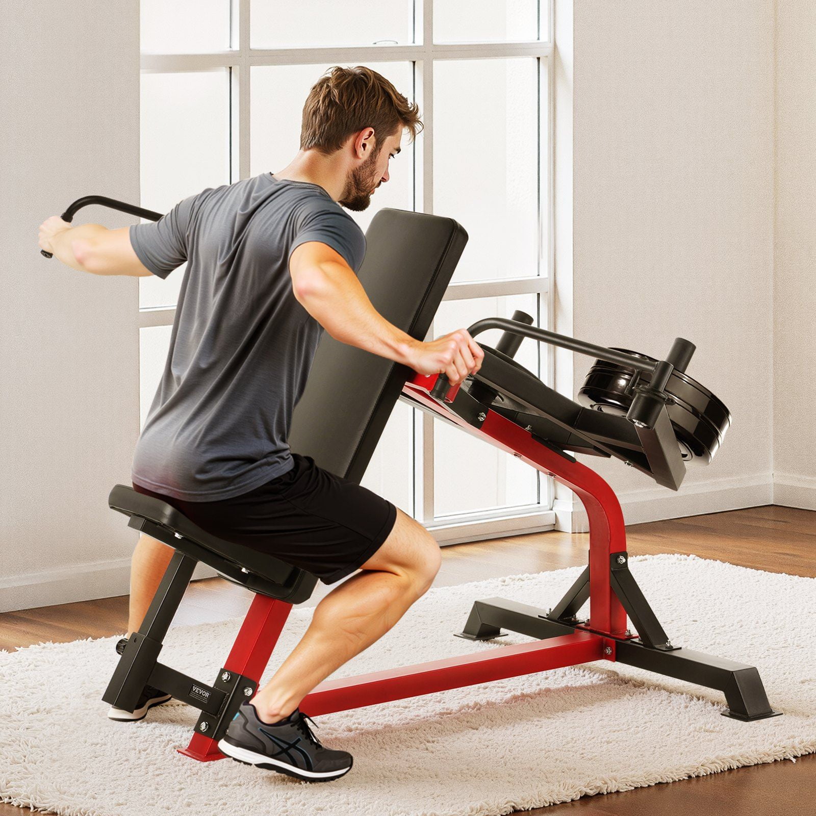 450lbs Incline Chest Fly and Rear Delt Fly Machine, Adjustable Home Gym ...