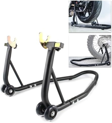450lbs Universal Motorcycle Rear Stand Wheel Lift Stands, Spool-Style ...