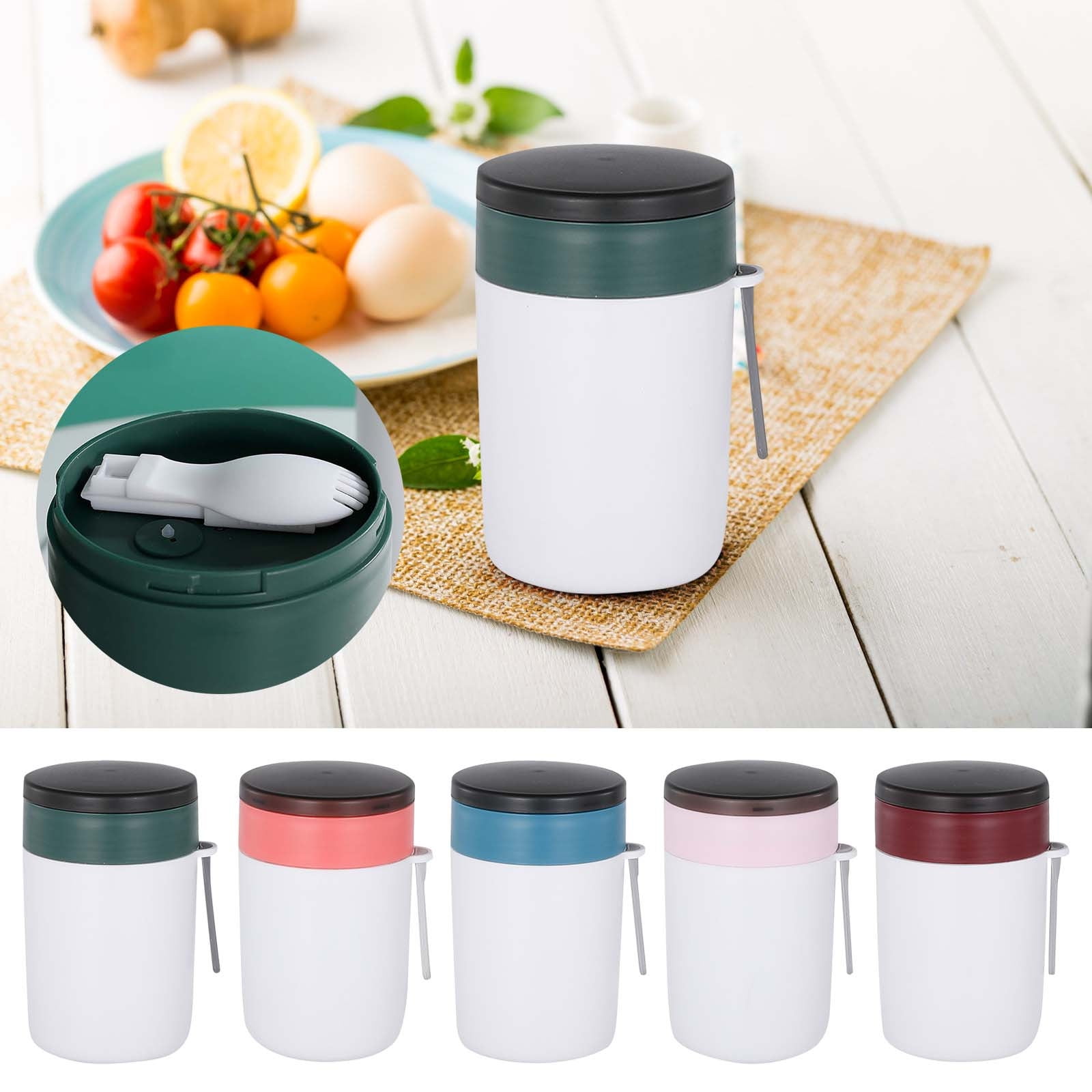 450ml Round Insulated Cup - Multi-Purpose Stainless Steel Yogurt ...