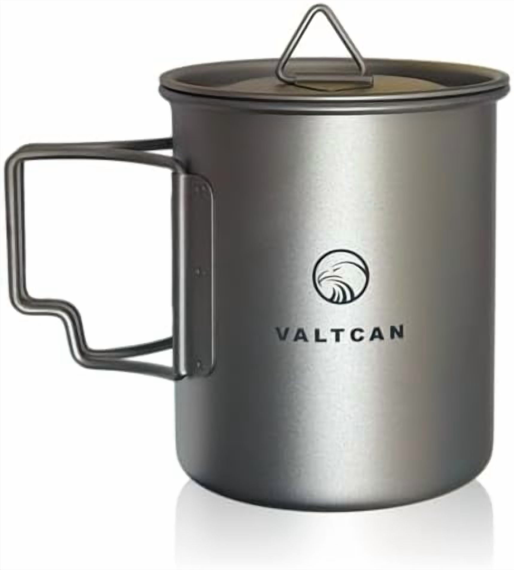 450ml Titanium Camping Cup with Tight Lid 15.2oz or 1.9 Cups Capacity ...