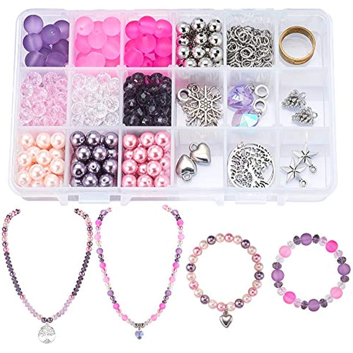 450pcs Jewelry Making Starter Kit Jewelry Making Supplies for Adults ...