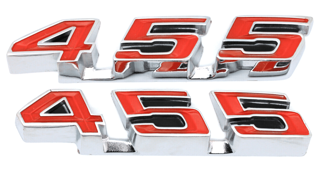 455 Rocker Panel Emblem Set For 1968-1972 Pontiac GTO LeMans Tempest ...