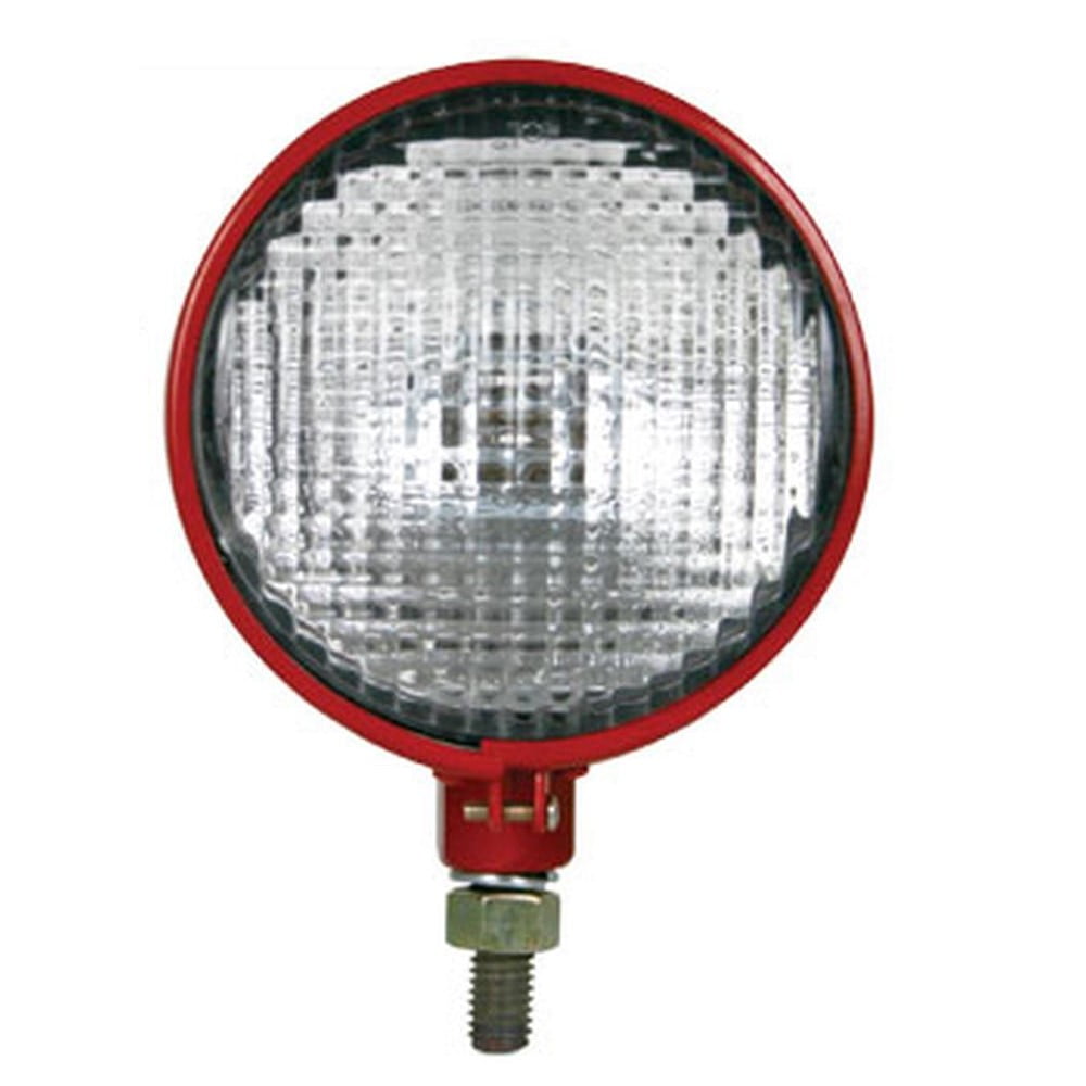 45640DB Complete Headlight Assembly, Red, 6V -- Fits Many IH Models ...