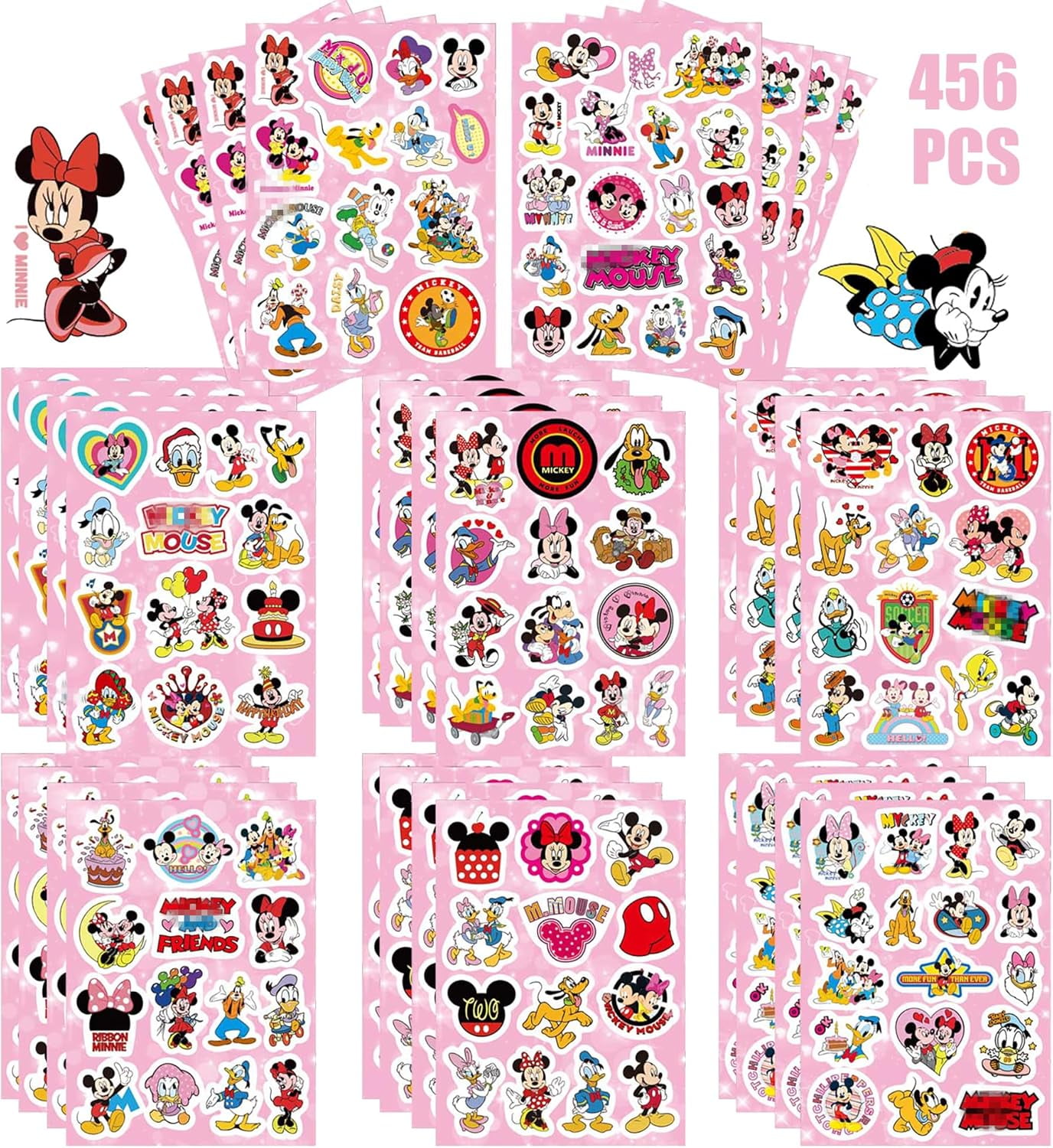 456pcs Mouse Stickers, Scrapbooking, 32 sheetsDifferent Sheets, Teacher ...