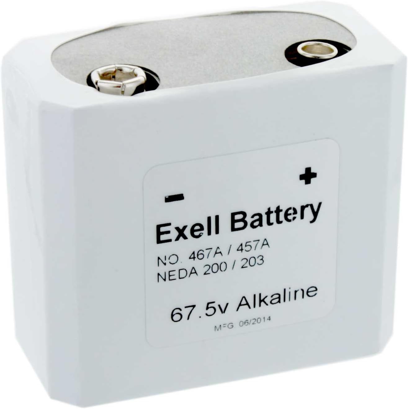 457/467 67.5V NEDA 203 Alkaline Battery Fits Replaces Electro-Count survey meter, Model RM-1 ...