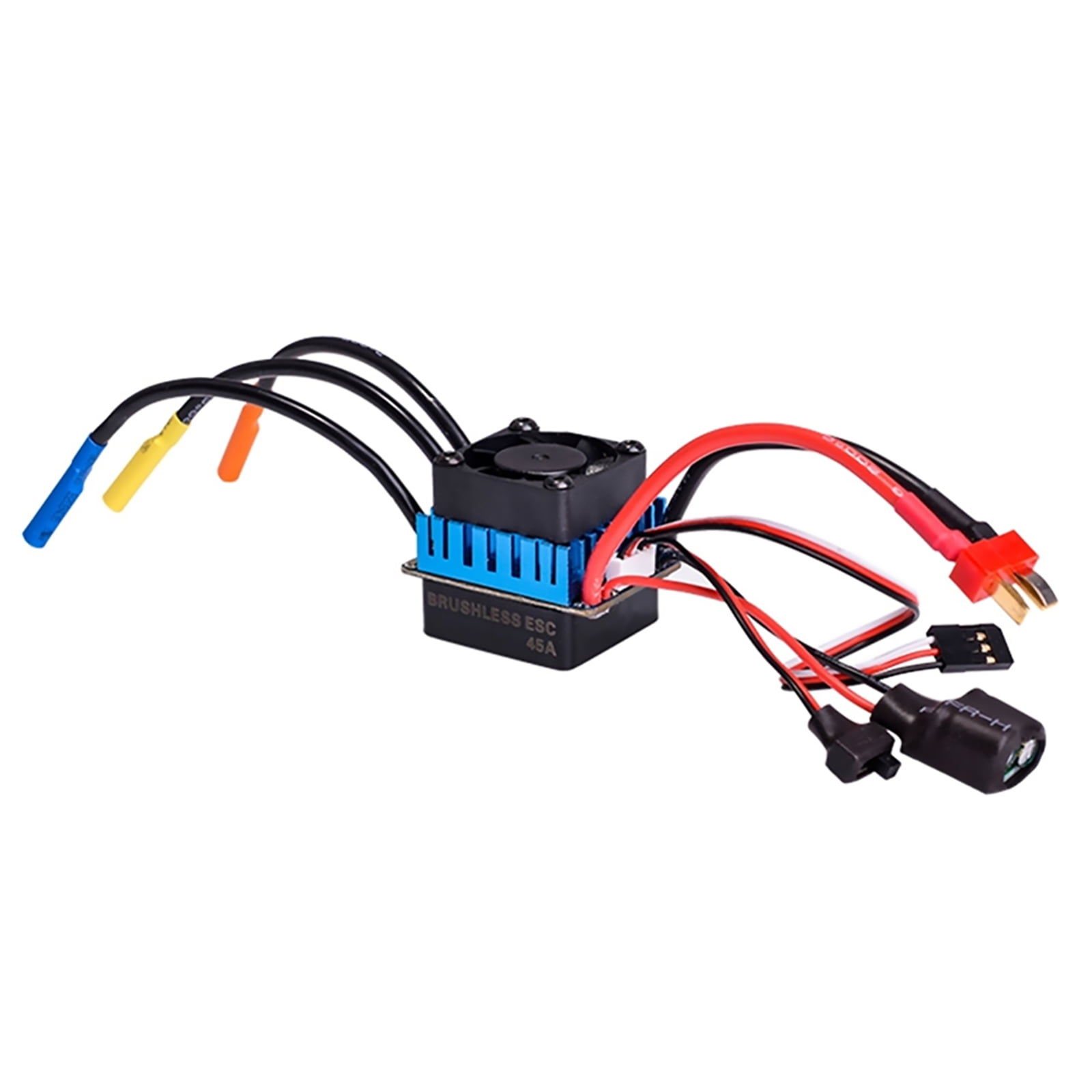 45A Brushless ESC for WLtoys 1/12 RC Car for Sensorless Motors, All-weather Racing, Lightweight ...