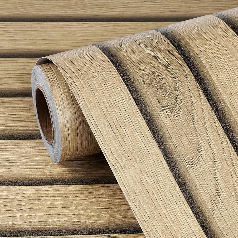 45CM*5M Waterproof PVC Imitation Wood Grain Wall Stickers for Wall ...