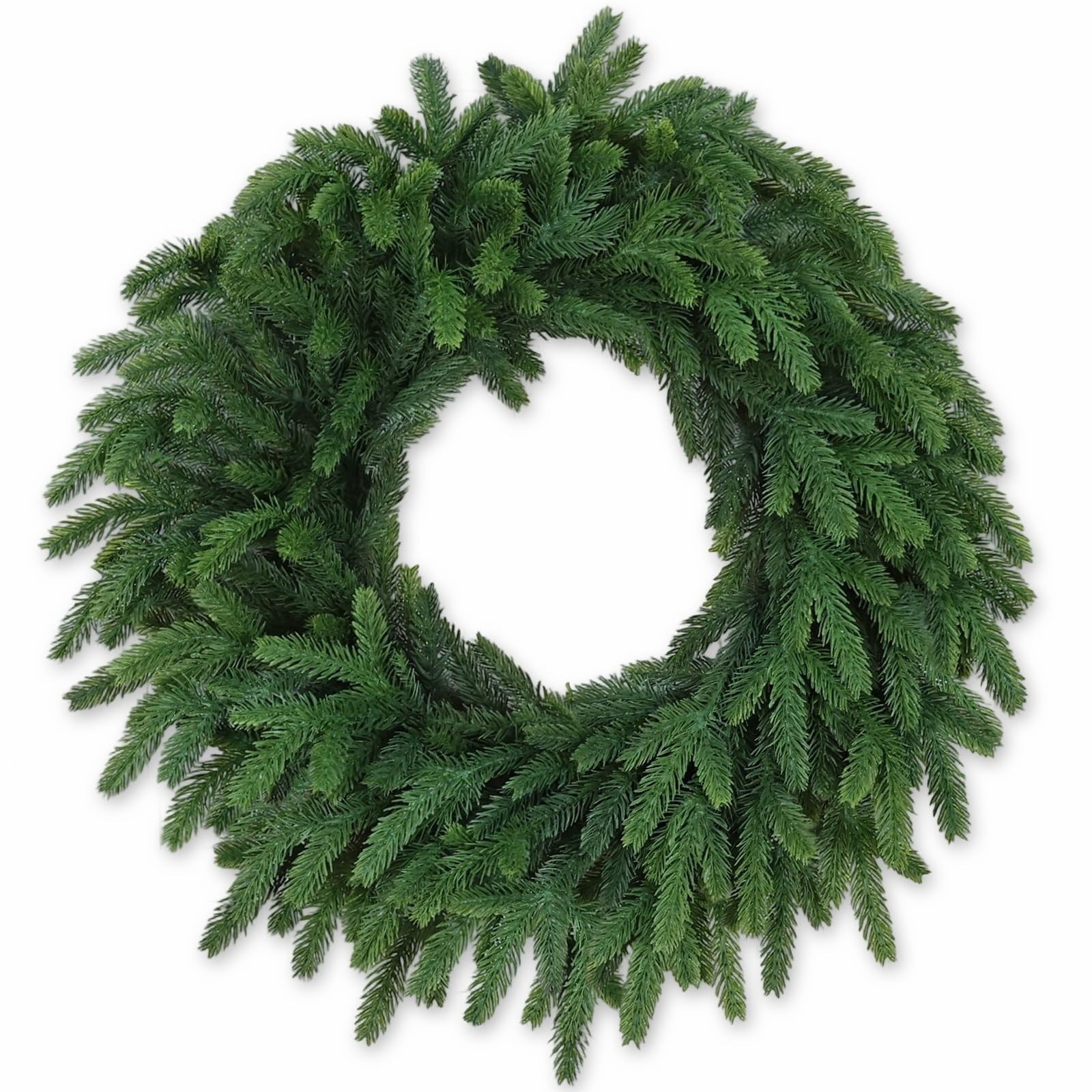 45Cm Artificial Christmas Cedar Wreath - Christmas Wreaths Outdoor ...