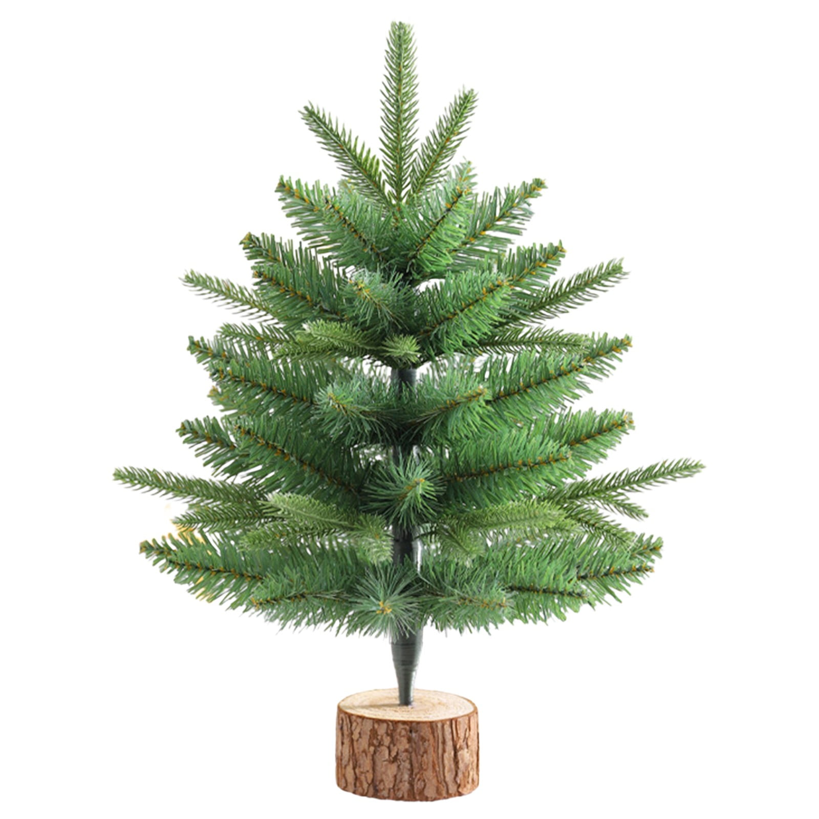 45Cm Christmas Naked Tree - Potted Flocked Christmas Tree Frosted ...