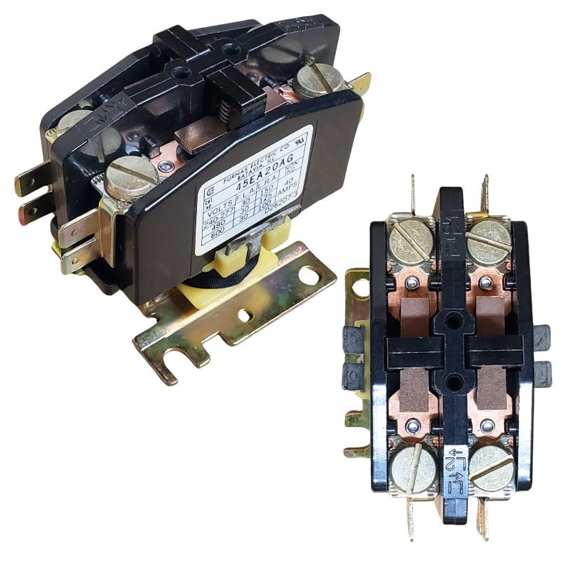 45EA20AG - CONTACTOR AC 240V 2P1T 30A/240V QC TAB - Walmart.com