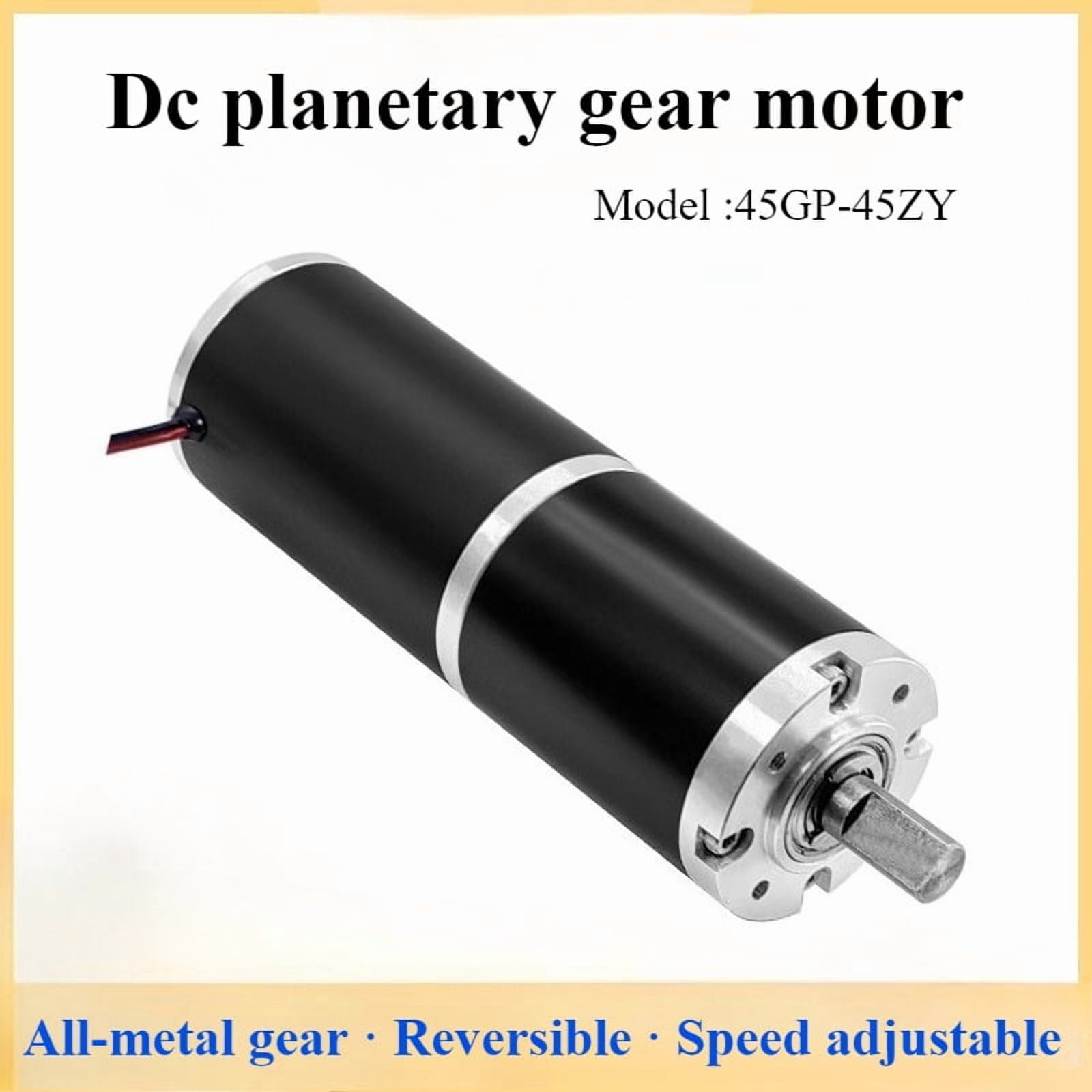 45GP-45ZY Planetary Gear DC Geared Motor 12v24v Low Speed Large Torque ...