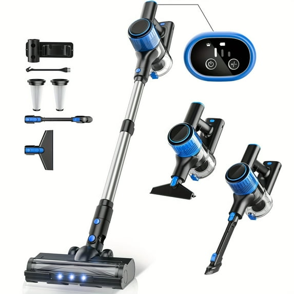 45KPA 8-in-1 Cordless Stick Vacuum | High-Speed Motor, Anti-Tangle ...