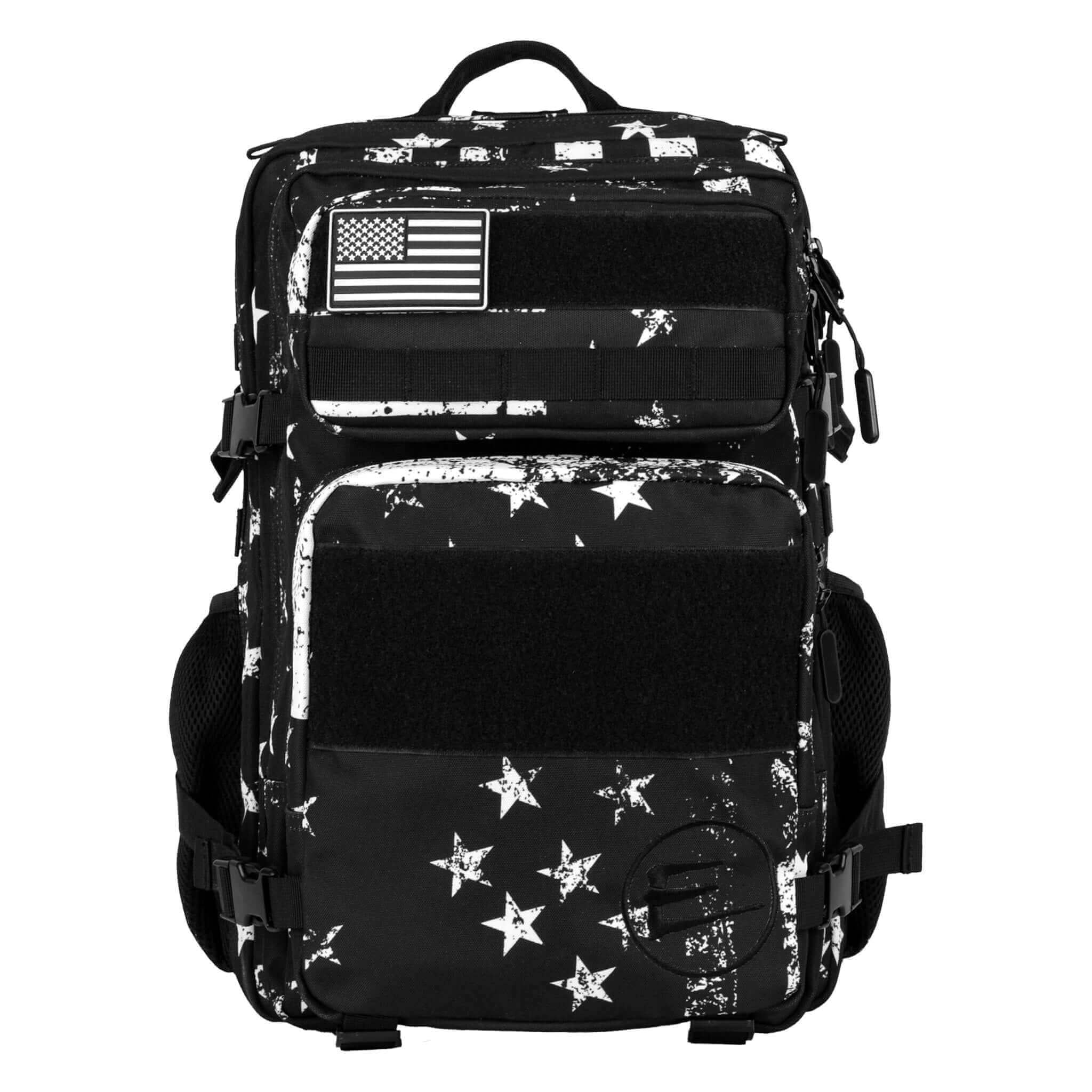 45L Black American Flag Backpack w/Cup Holders - Walmart.com