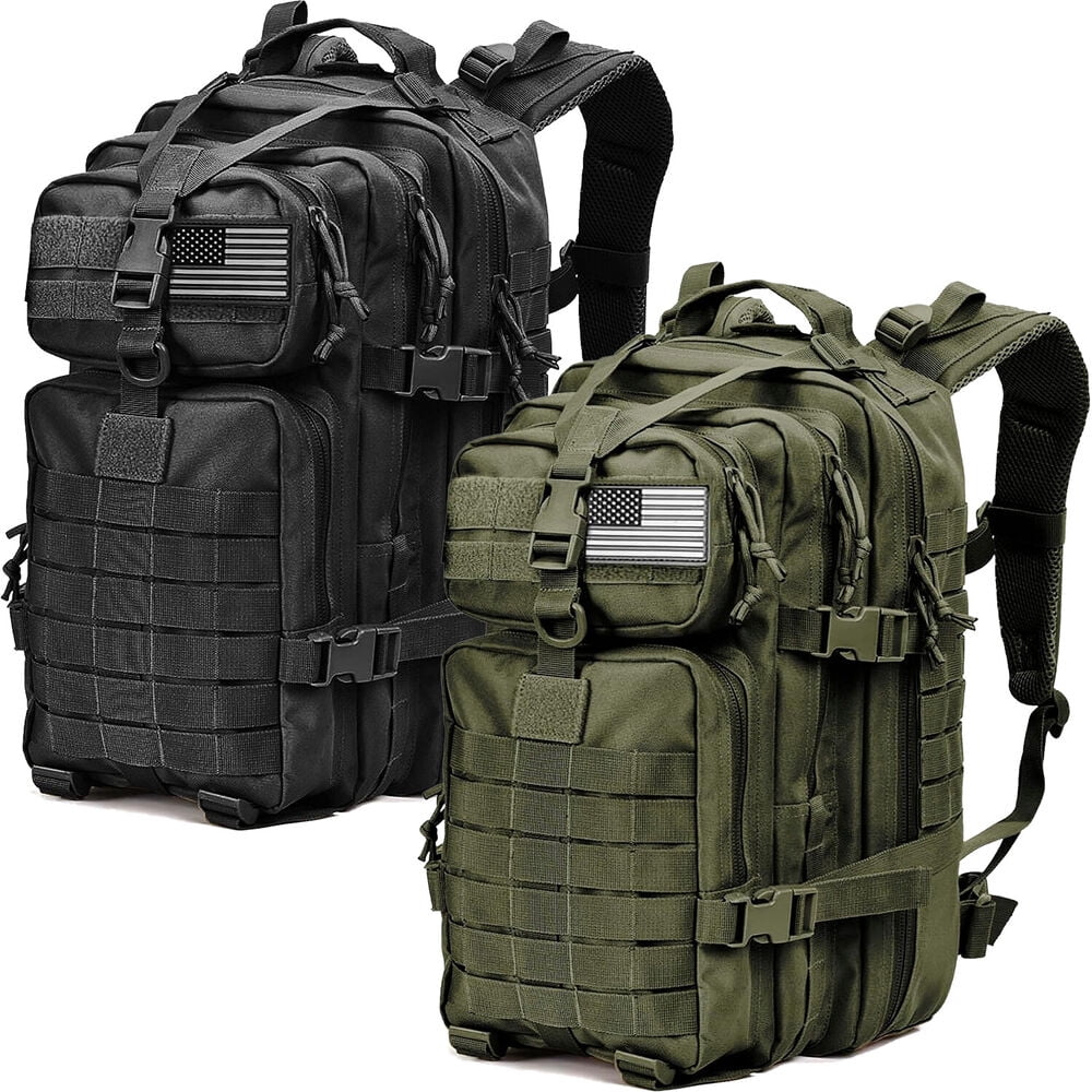45L Large Military Tactical Backpack Army 3 Day Assault Pack Molle Bag Rucksack - Walmart.com