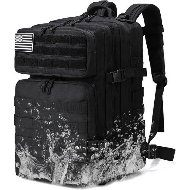 45L Large Molle 3 Day Assault Pack Tactical Army Backpack Bug Out Bag ...