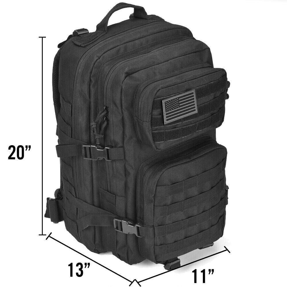 45L Military Tactical Backpack Large Army Molle Bag Rucksack 3 Day ...