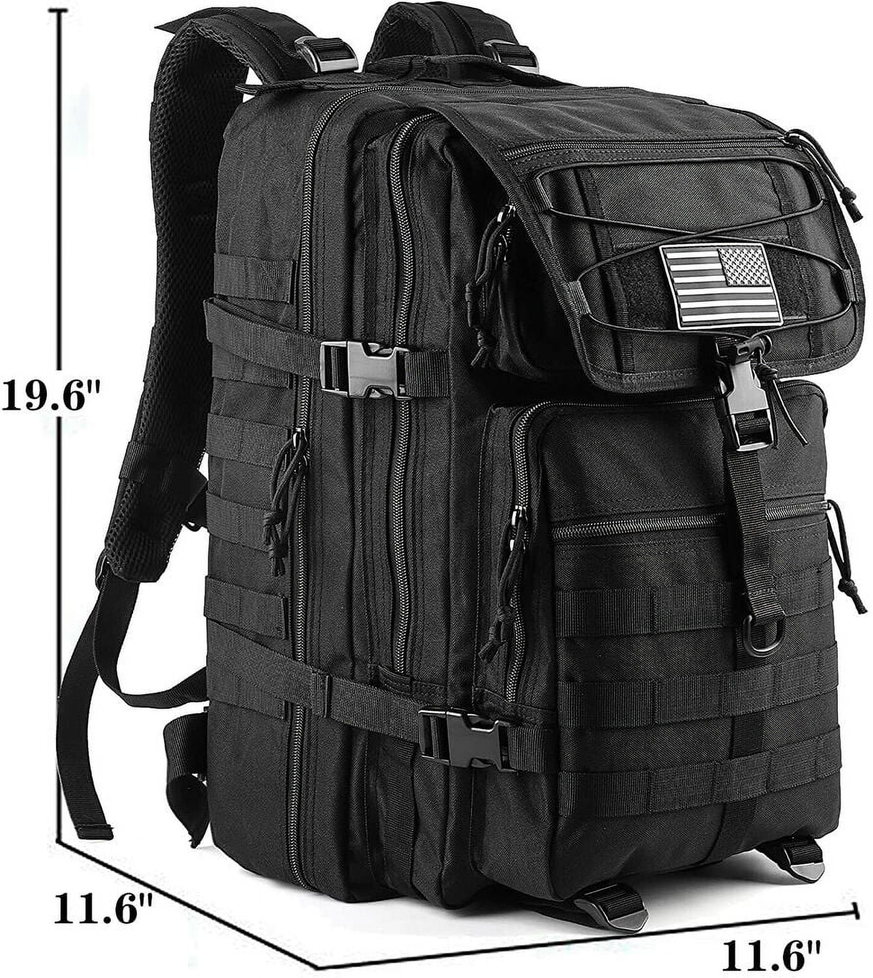 45L Military Tactical Backpack for Men Molle Daypack Bug Out Bag Hiking ...