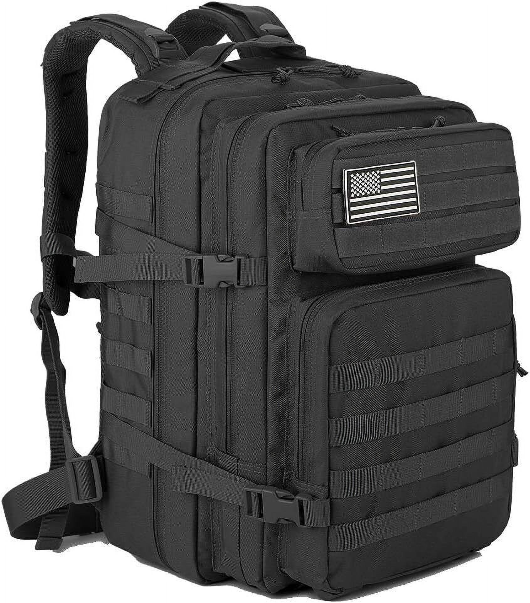 45L Tactical Assault Backpack Large Army Men 3 Day Bug Out Bag Hiking ...