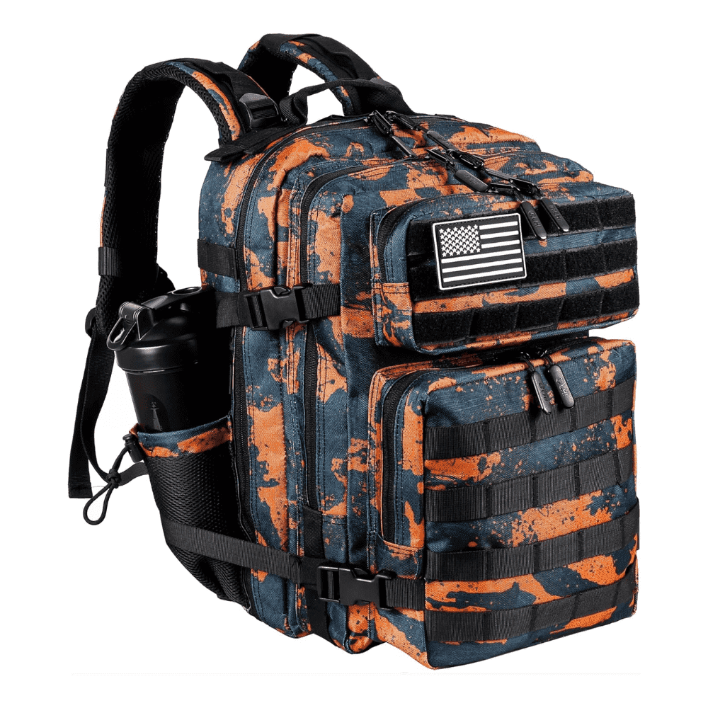 45L Tactical Backpack Waterproof Oxford Backpack for Outdoor Hiking ...