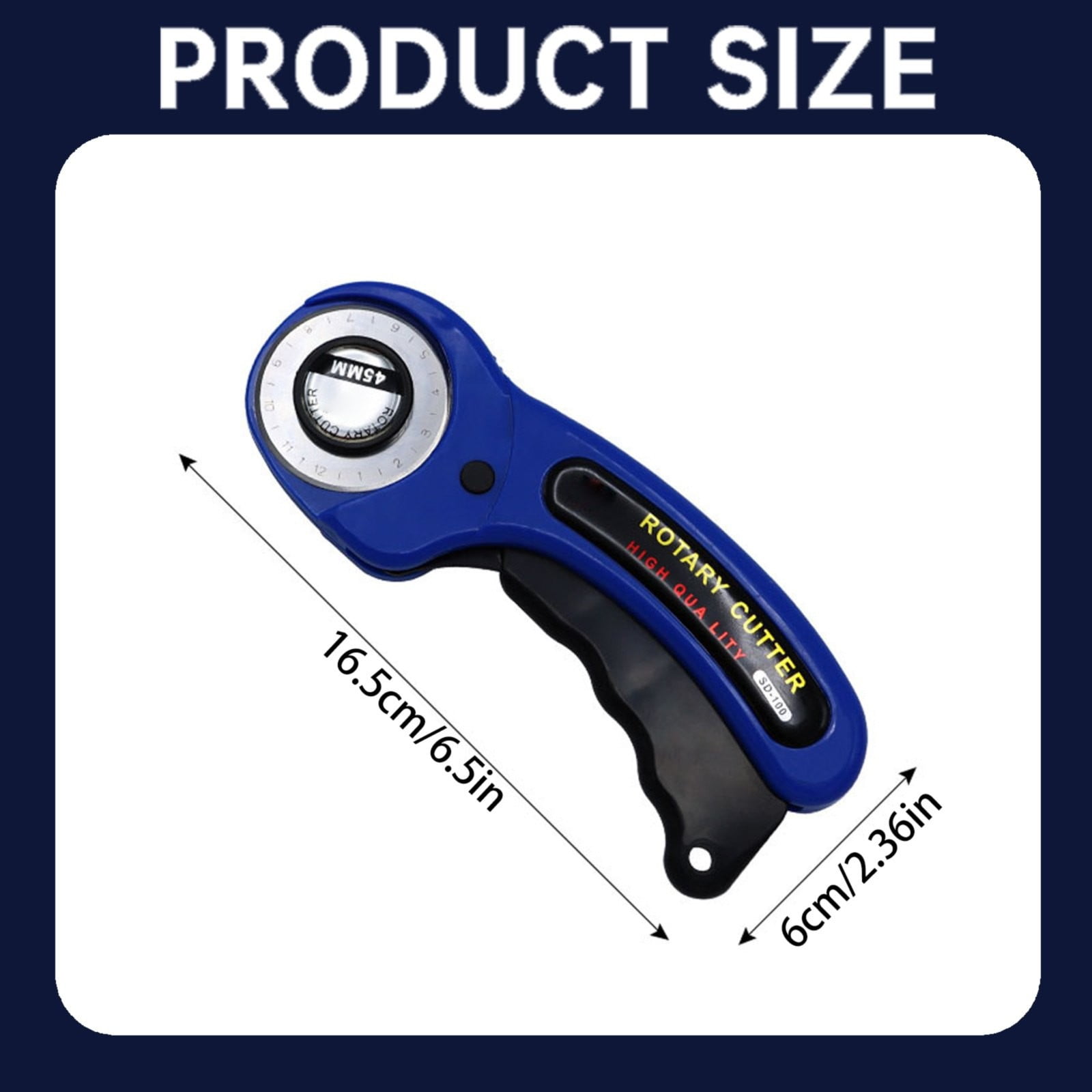 45Mm Round Wheel Rotary Cutter Orange, A 45Mm Round Wheel Rotary Cutter ...