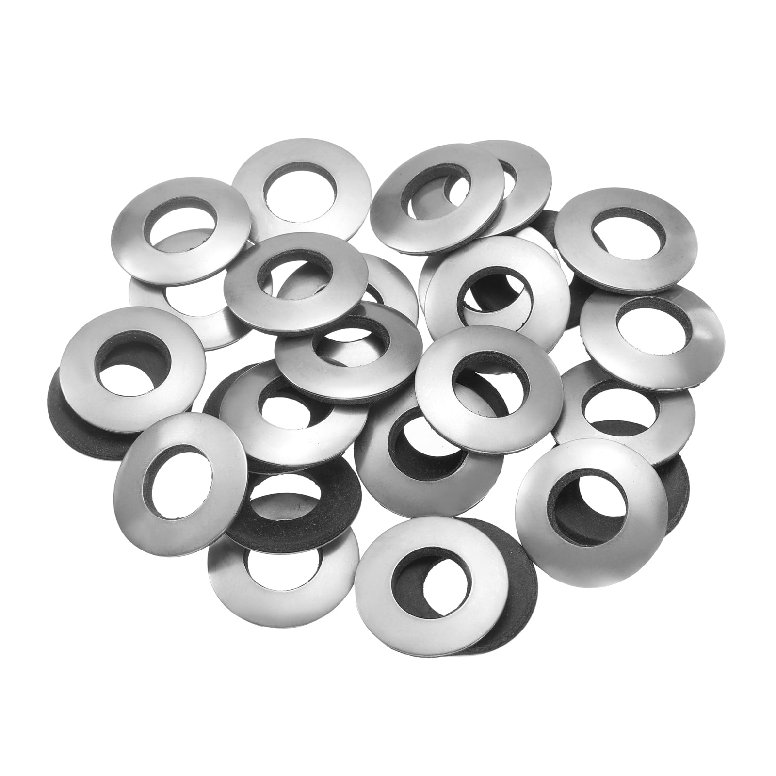 45Pack 12x25mm 304 Stainless Steel EPDM Bonded Sealing Washers Gaskets ...