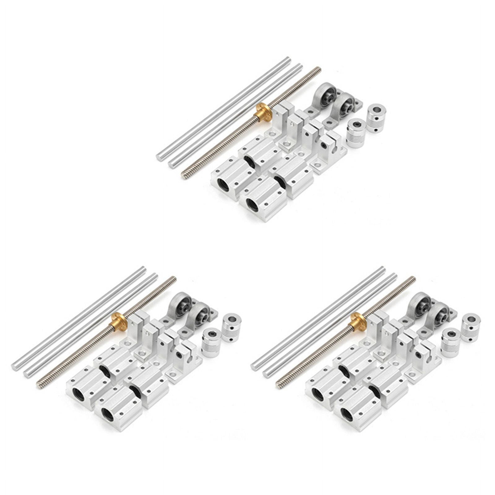 45Pcs 200mm Optical Guide Bearing Housings Aluminum Rail Shaft Lead ...