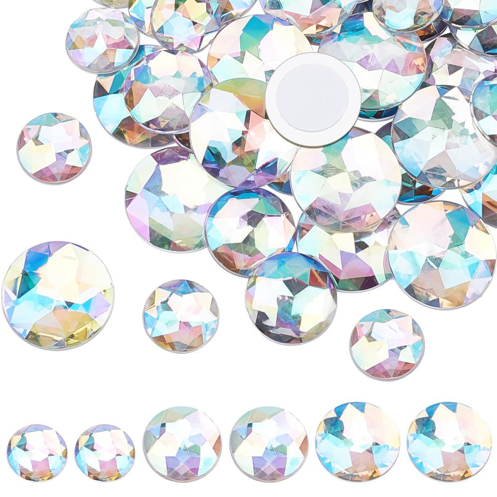 45Pcs 3 Styles Self-Adhesive Acrylic Rhinestone Stickers for Crafts ...