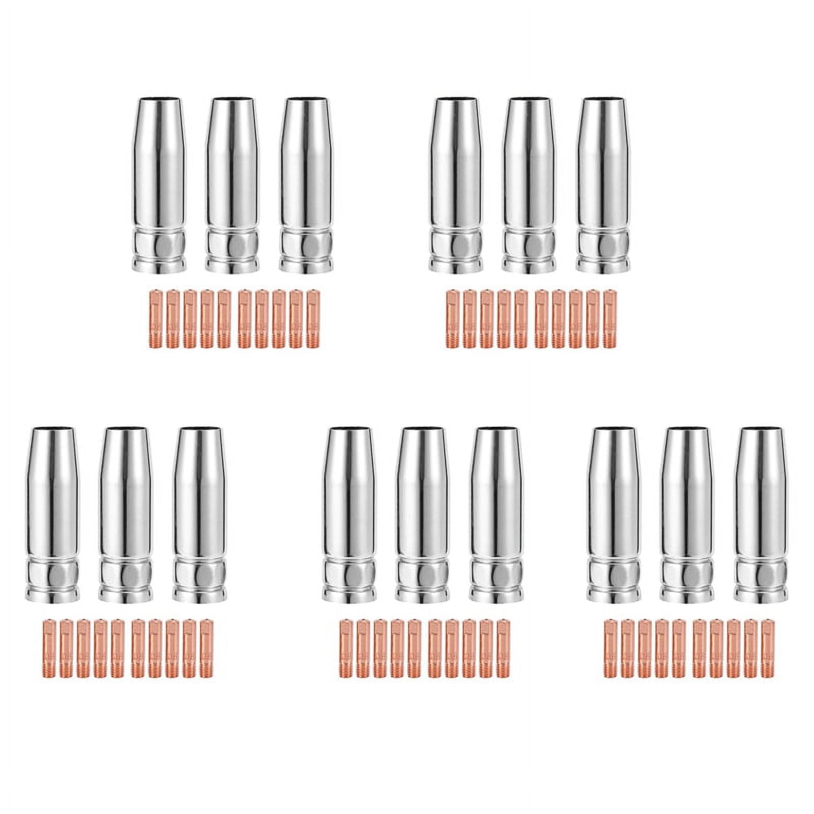 45Pcs CO2 Mig Welding Torch Aircooled MB 15AK Contact Tip Holder Gas ...