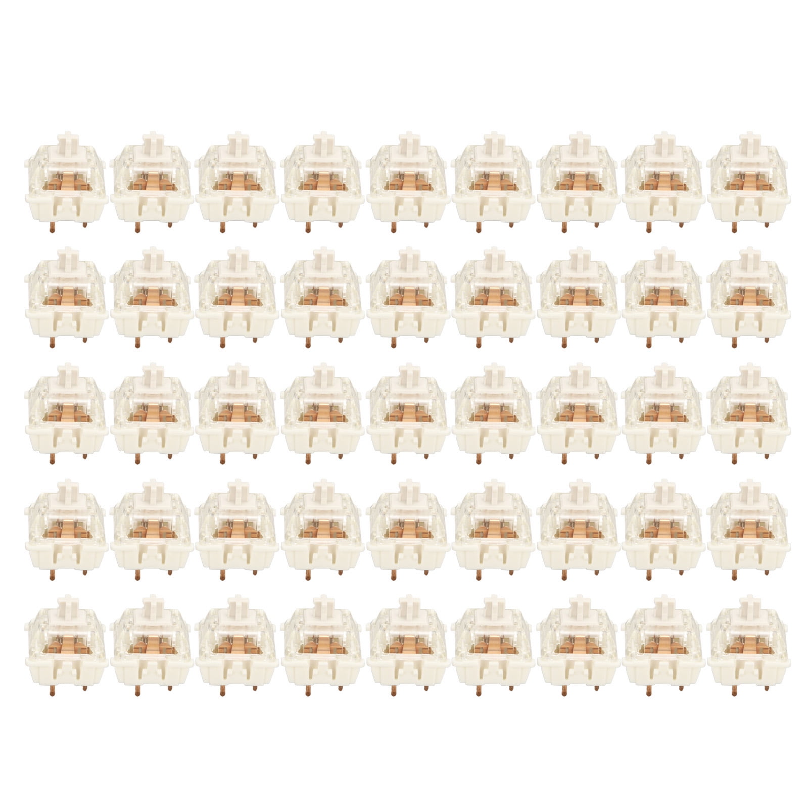 45Pcs Mechanical Keyboard Switches Waterproof Backlight Silent Linear ...