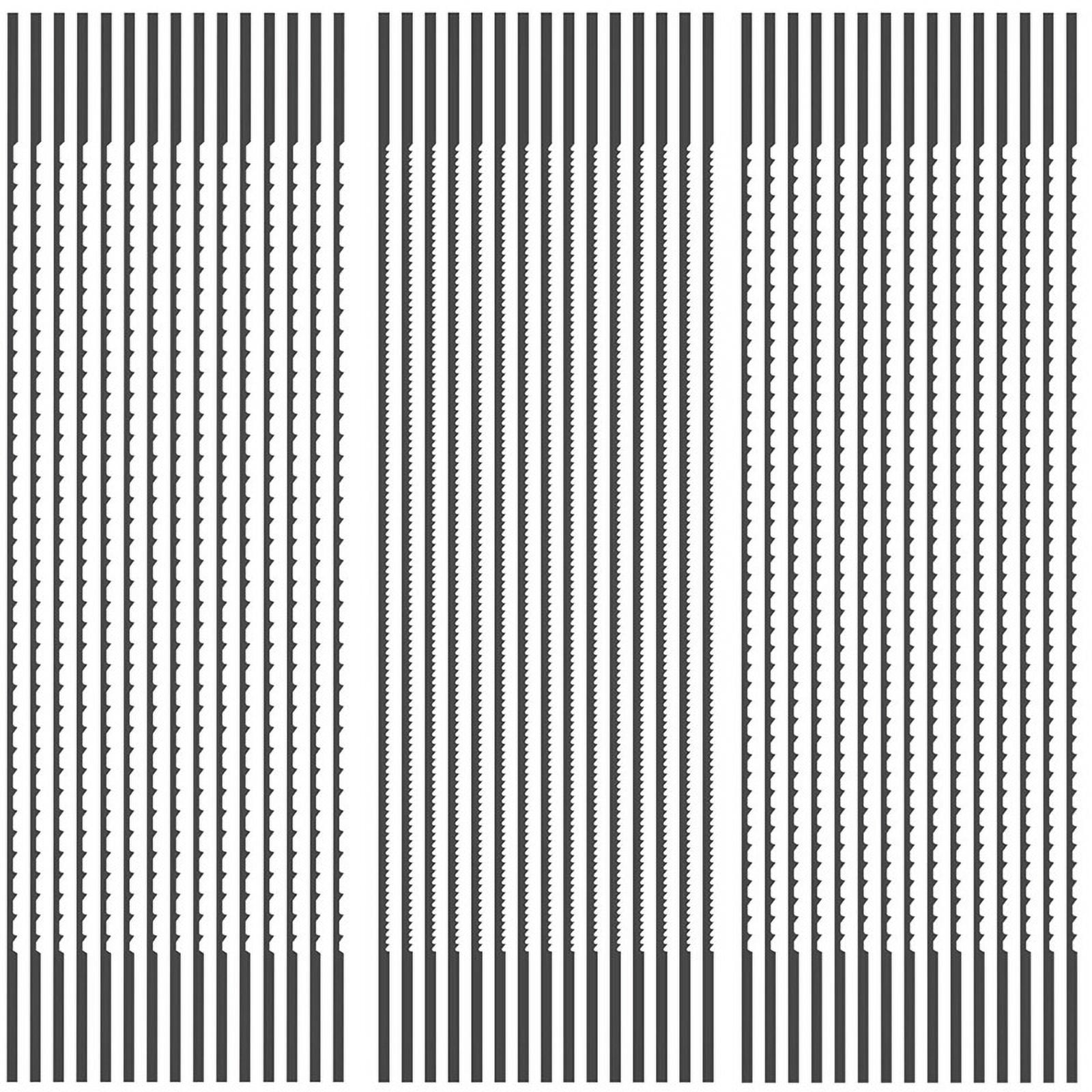 45Pcs Plain End Scroll Saw Blade Set Wood Cutting Replacement 5 Inch ...