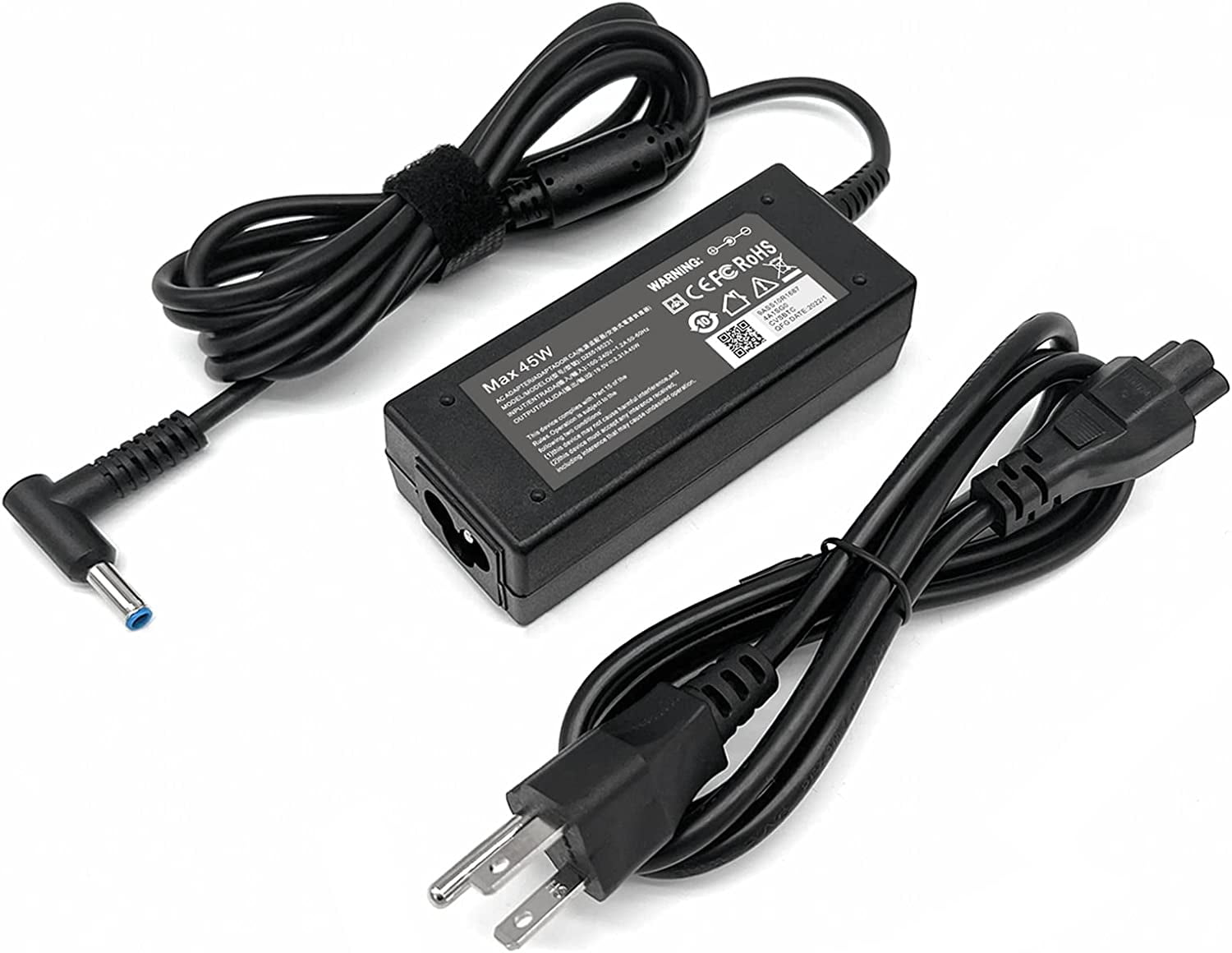 45W 19.5V 2.31A for HP Laptop Charger Blue Tip, HP Pavilion x360 11 13 ...