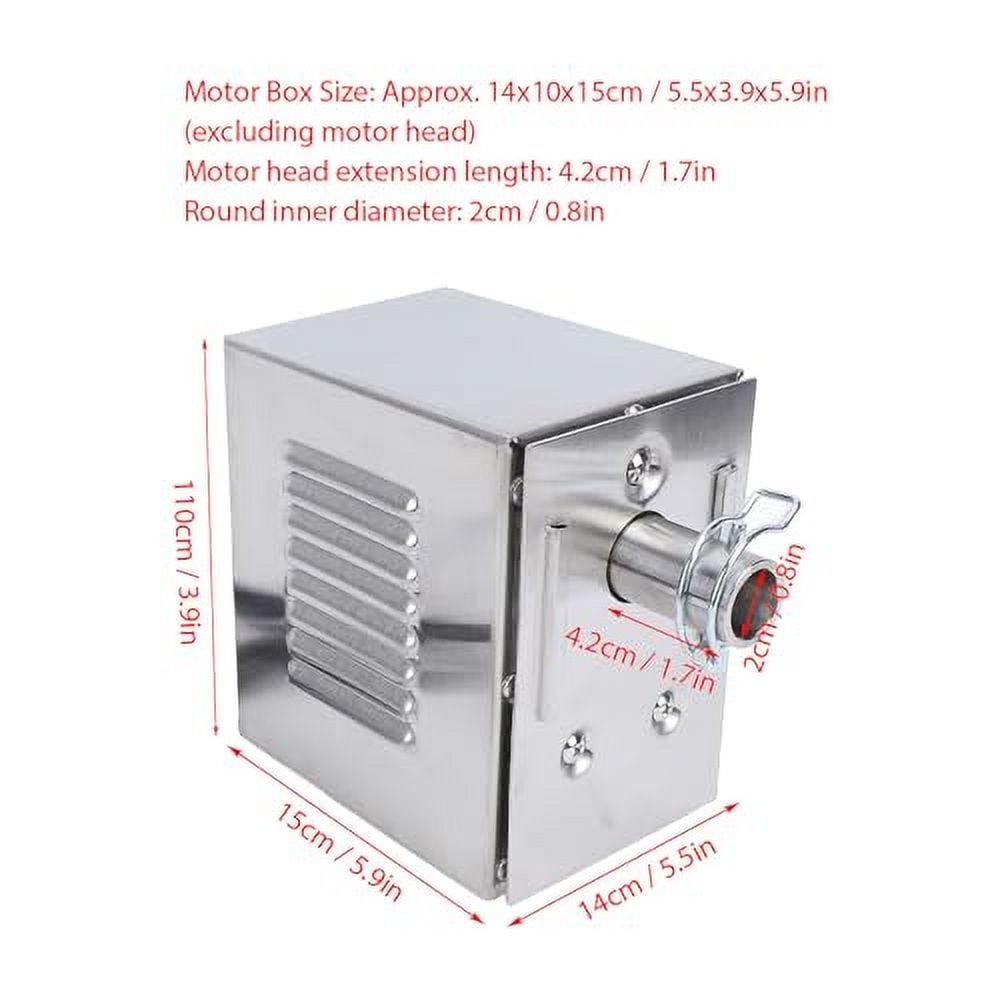 45W Electric Grill Rotisserie Motor, Stainless Steel Barbecue ...