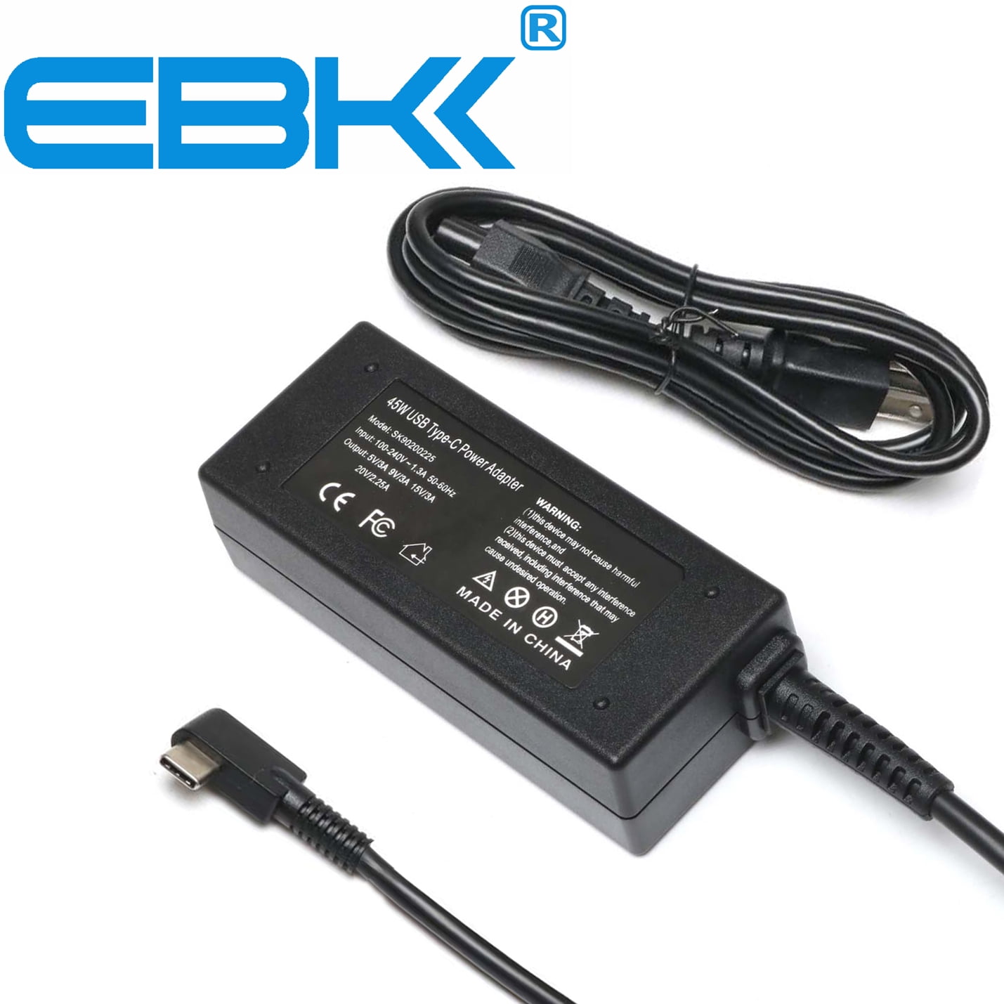45W Laptop AC Power Adapter For HP(USB-C Type C connector) - Walmart.com